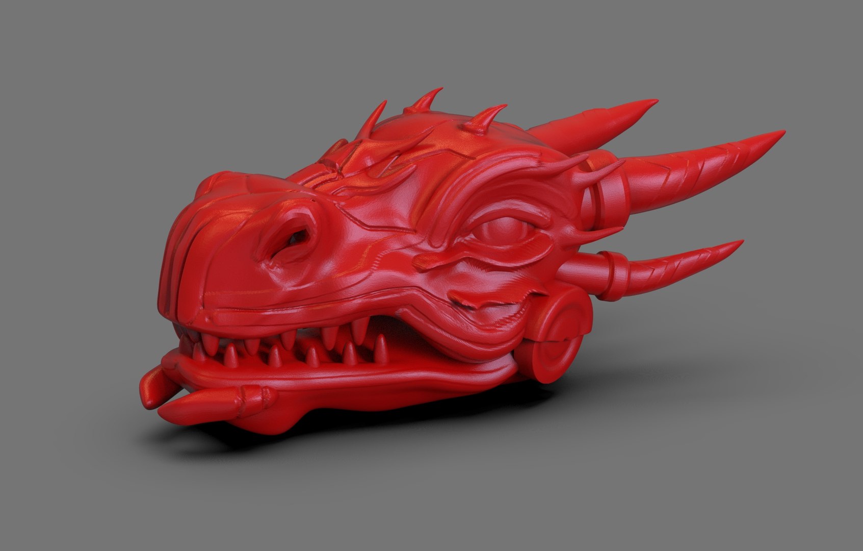 3D Robot Dragon Head - TurboSquid 2301902