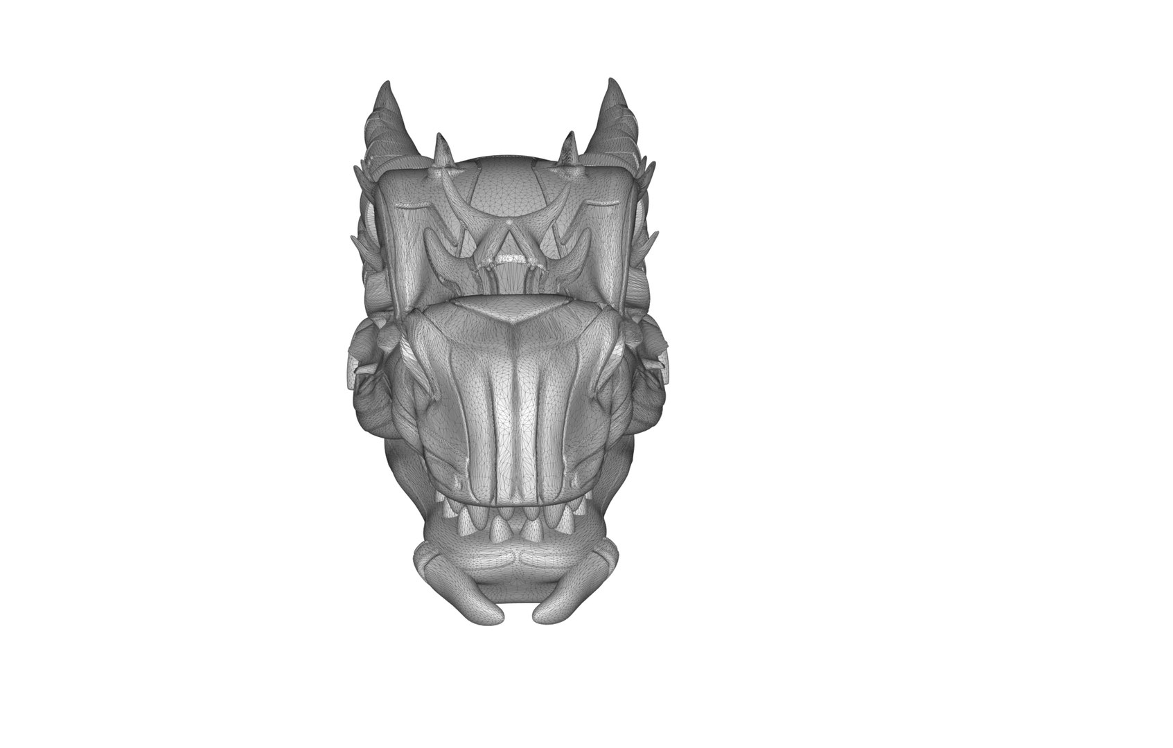 3D Robot Dragon Head - TurboSquid 2301902