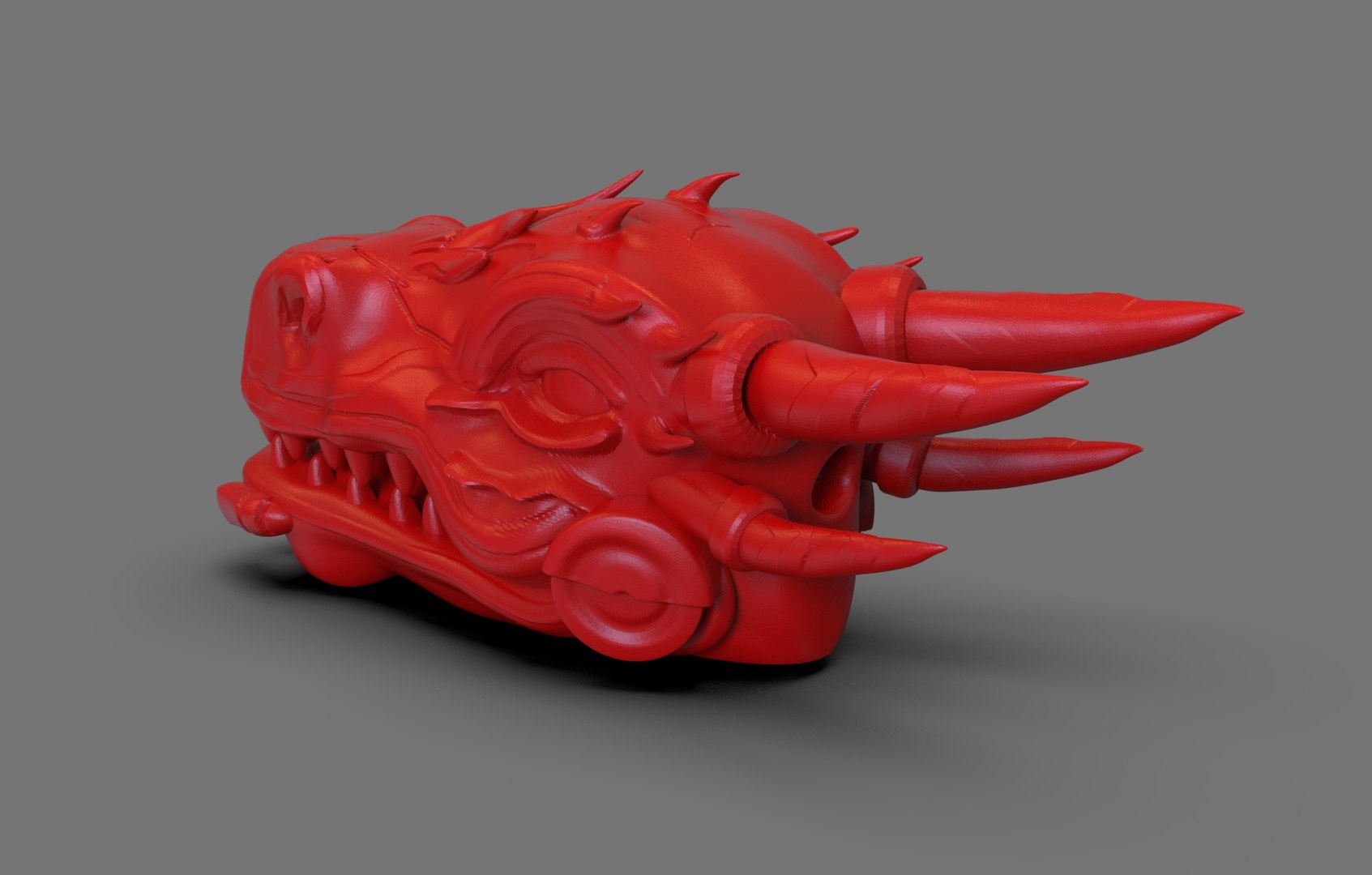 3D Robot Dragon Head - TurboSquid 2301902