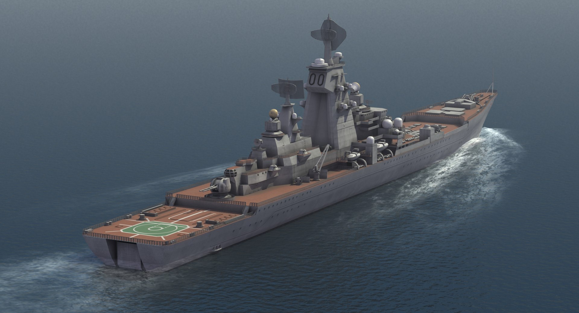 Kirov class missile cruiser 3D - TurboSquid 1439812