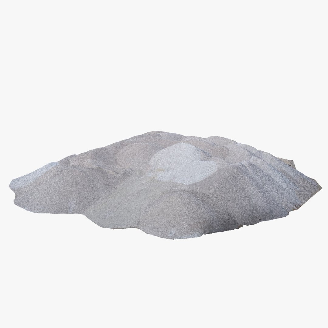 Heap of aggregates - pile of gravel or sand 3D - TurboSquid 2055591