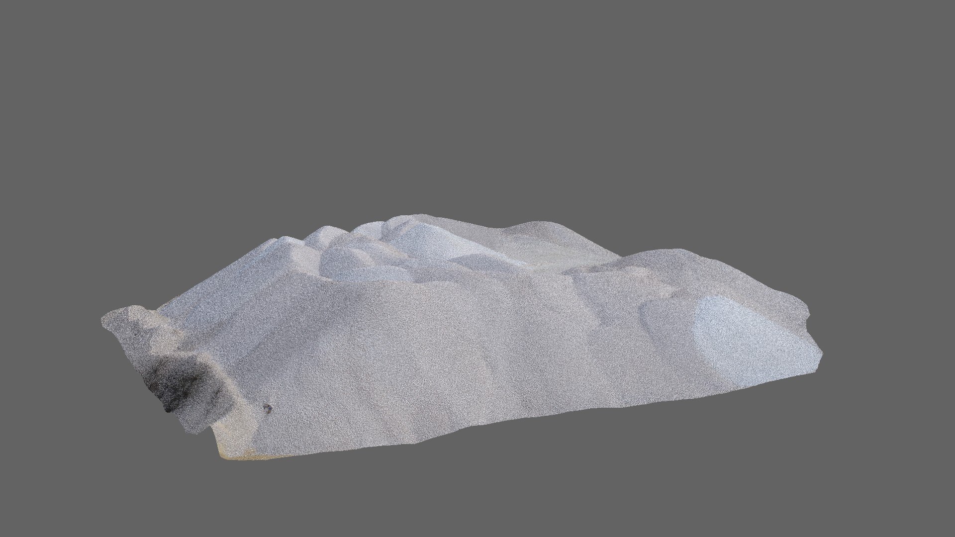 Heap of aggregates - pile of gravel or sand 3D - TurboSquid 2055591