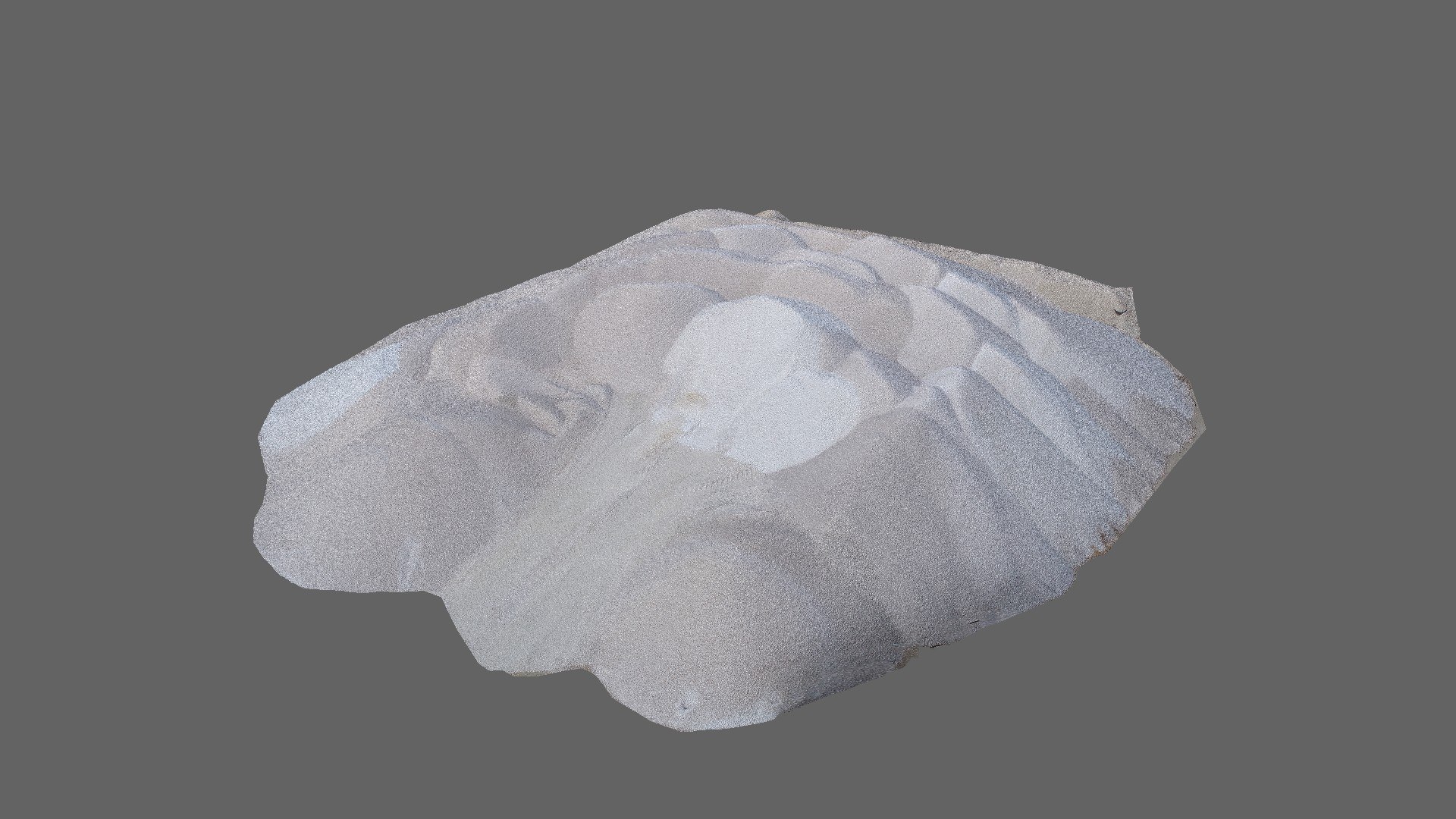 Heap of aggregates - pile of gravel or sand 3D - TurboSquid 2055591