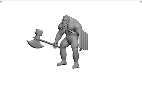 3d model orc