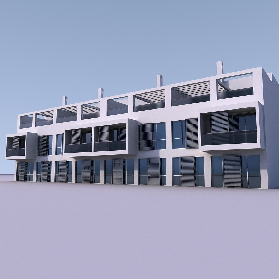 Modern Building 3d Max