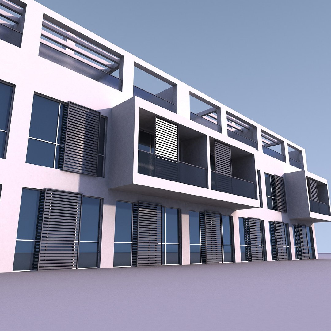 Modern Building 3d Max
