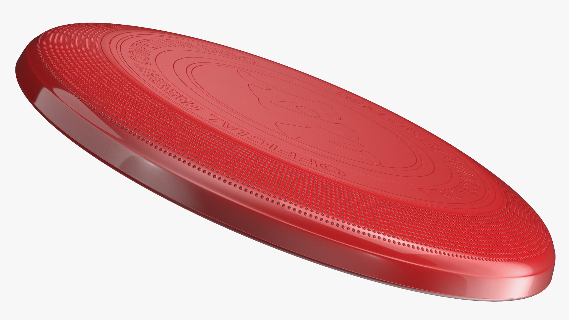 Professional Ultimate Frisbee Disc Red 3D Model - TurboSquid 2219510