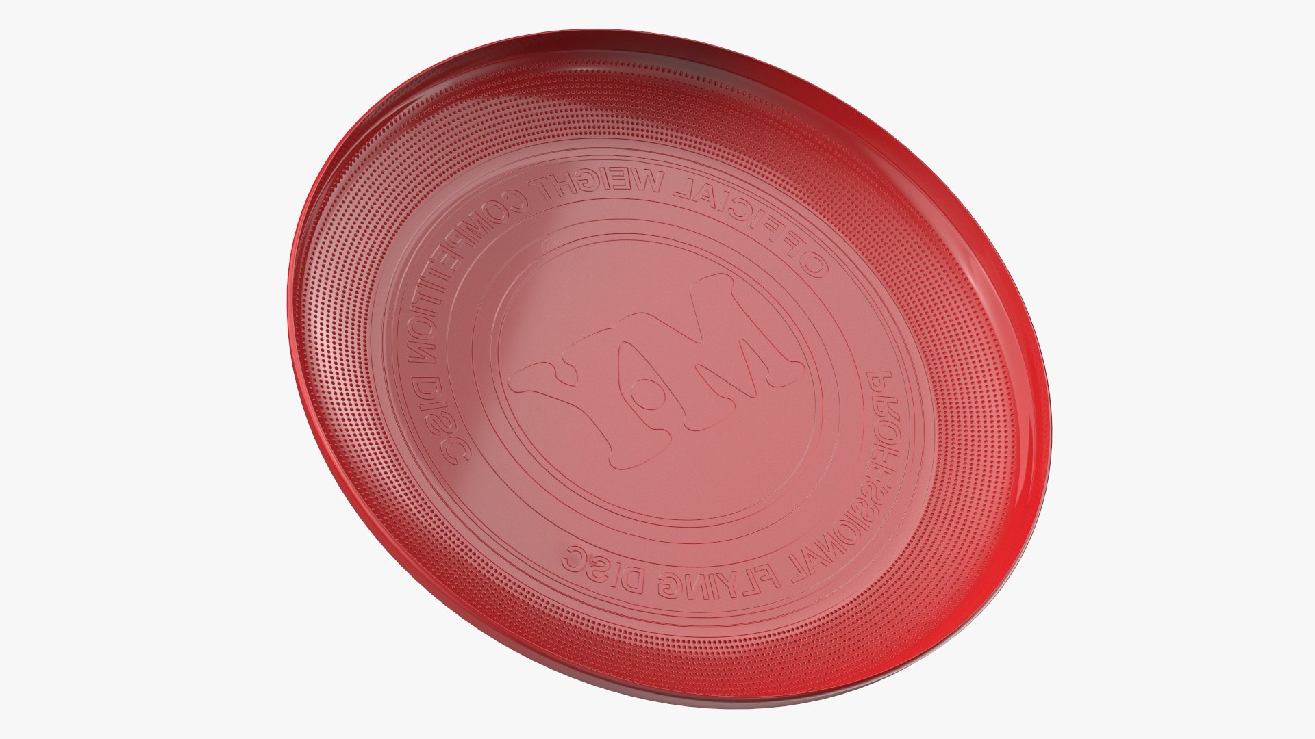 Professional Ultimate Frisbee Disc Red 3D Model - TurboSquid 2219510