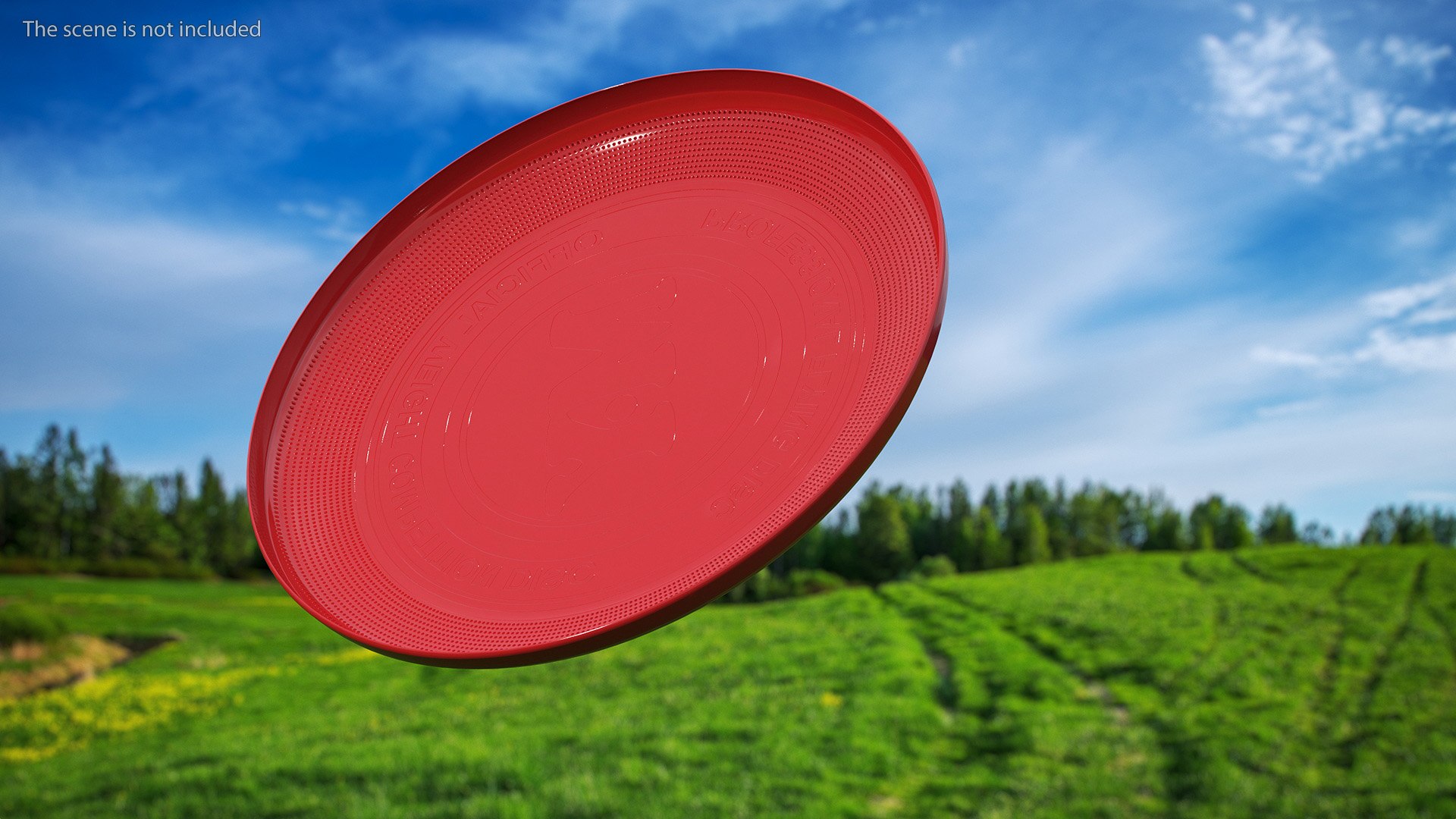 Professional Ultimate Frisbee Disc Red 3D Model - TurboSquid 2219510