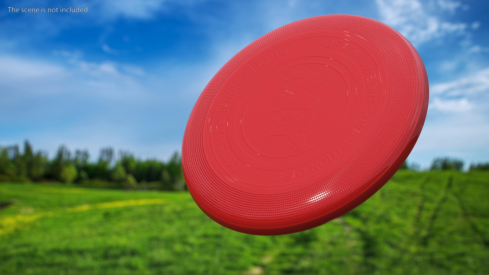Professional Ultimate Frisbee Disc Red 3D Model - TurboSquid 2219510
