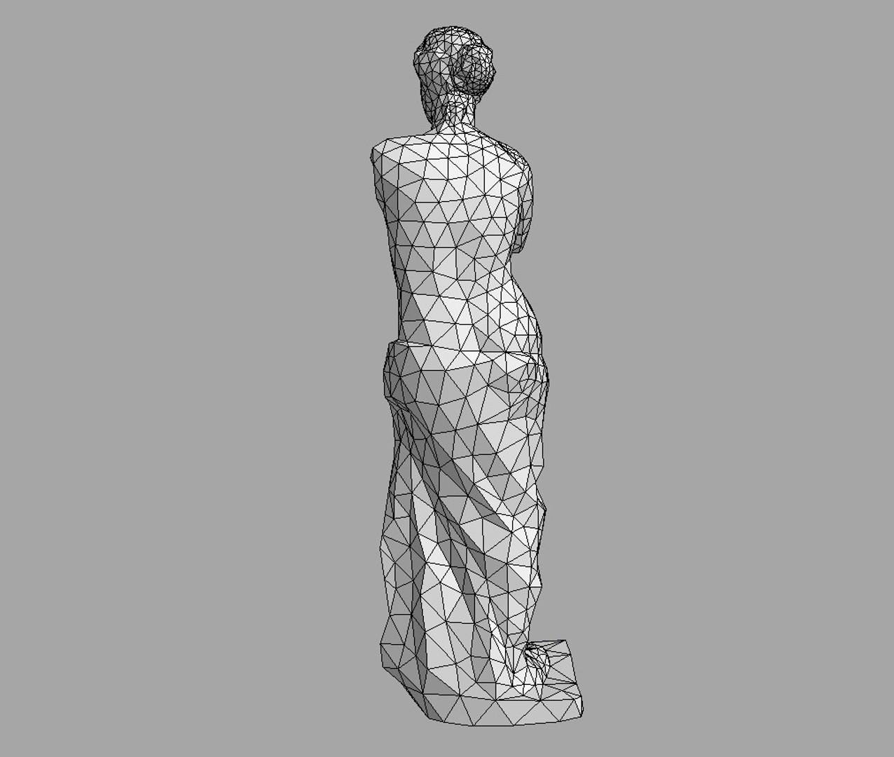 Venus Milo Statue 3d Obj
