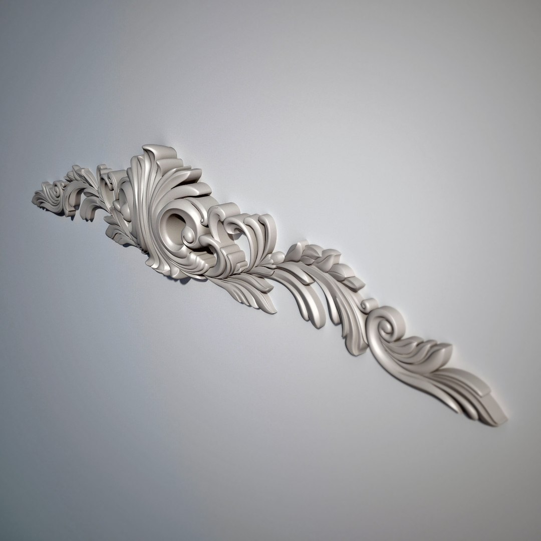 Classical Cartouche 3d 3ds