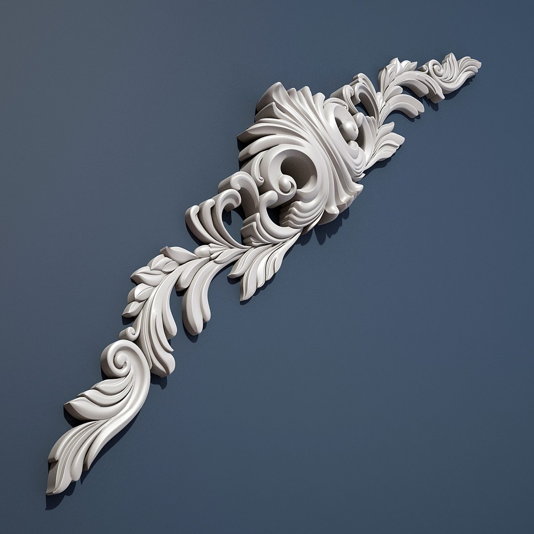 Classical Cartouche 3d 3ds