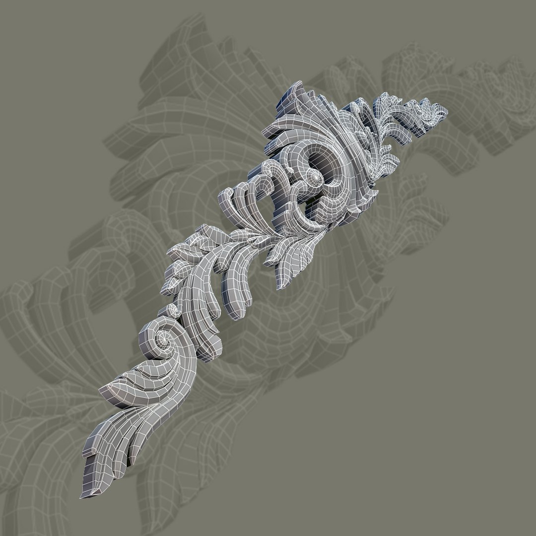 Classical Cartouche 3d 3ds