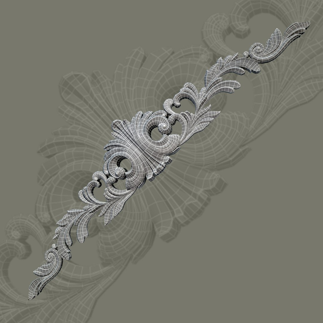 Classical Cartouche 3d 3ds