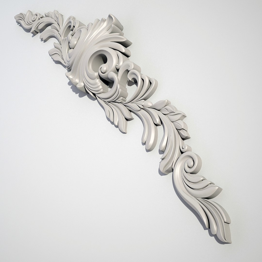 Classical Cartouche 3d 3ds