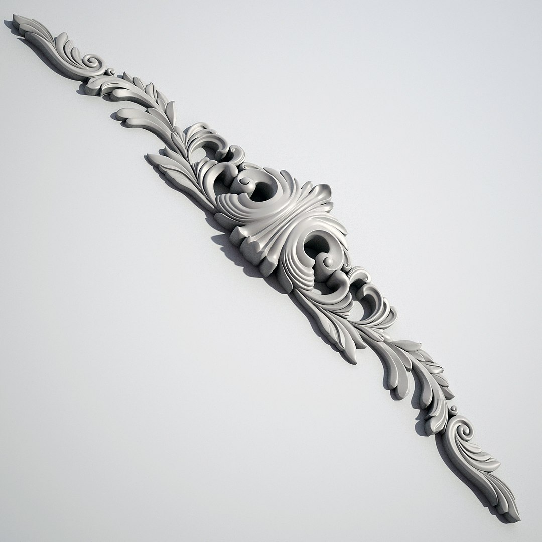 Classical Cartouche 3d 3ds