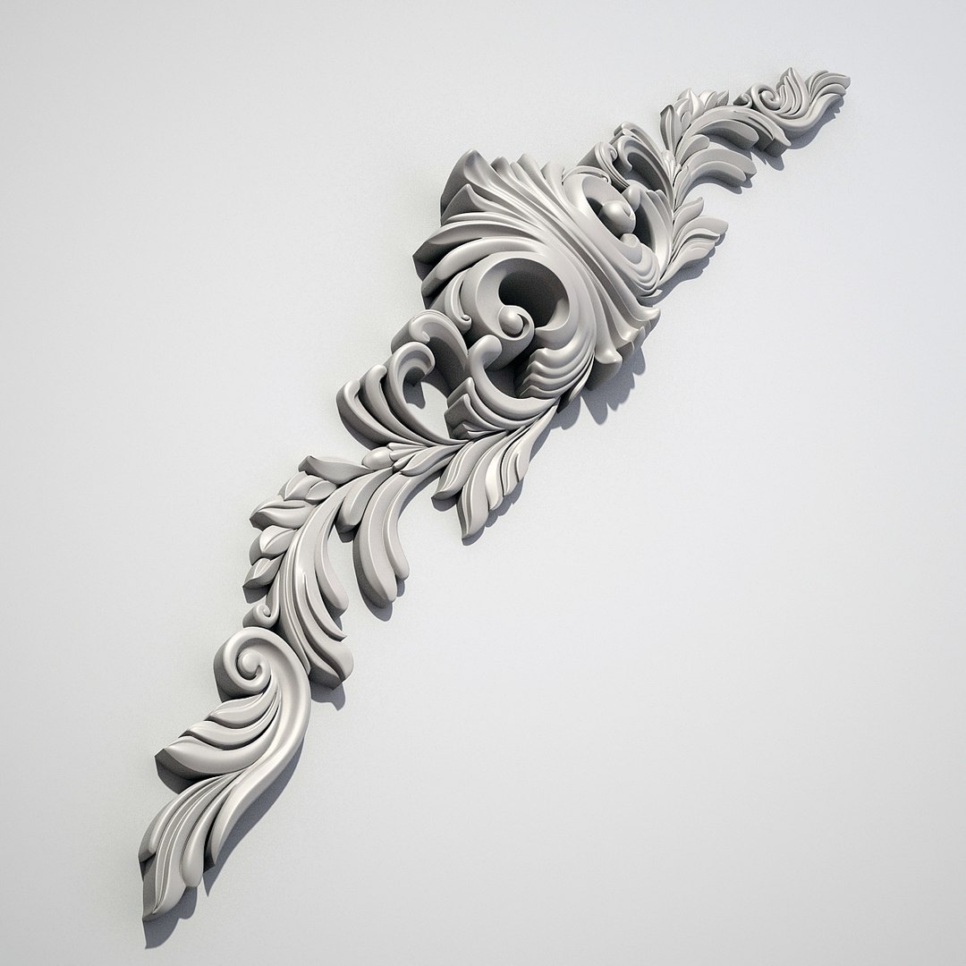 Classical Cartouche 3d 3ds