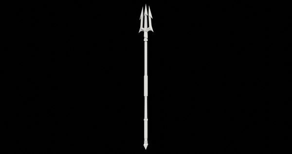 Trident Medieval Weapon PBR 3D - TurboSquid 1830409