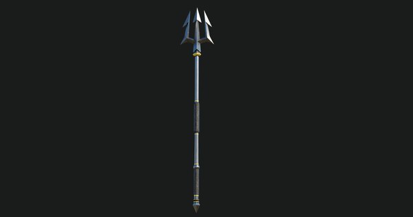 Trident Medieval Weapon PBR 3D - TurboSquid 1830409