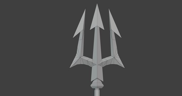 Trident Medieval Weapon PBR 3D - TurboSquid 1830409