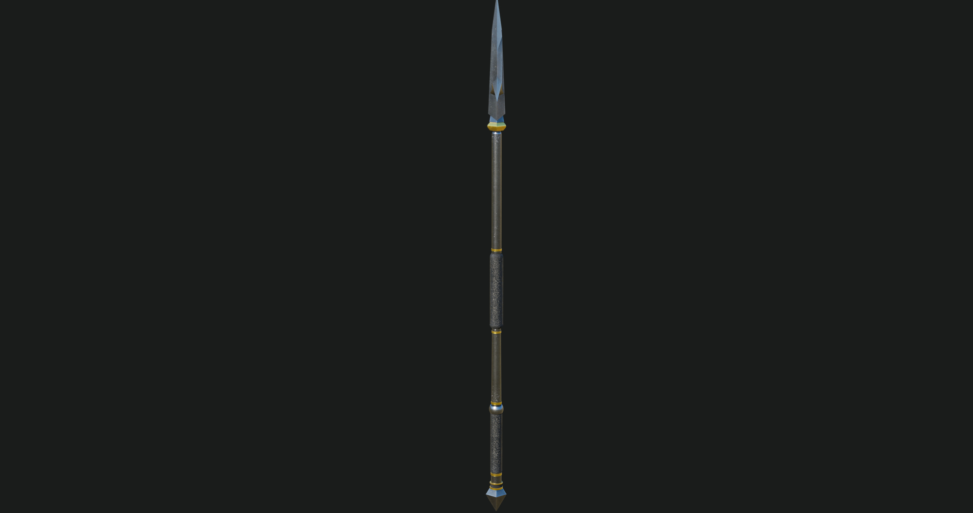Trident Medieval Weapon PBR 3D - TurboSquid 1830409