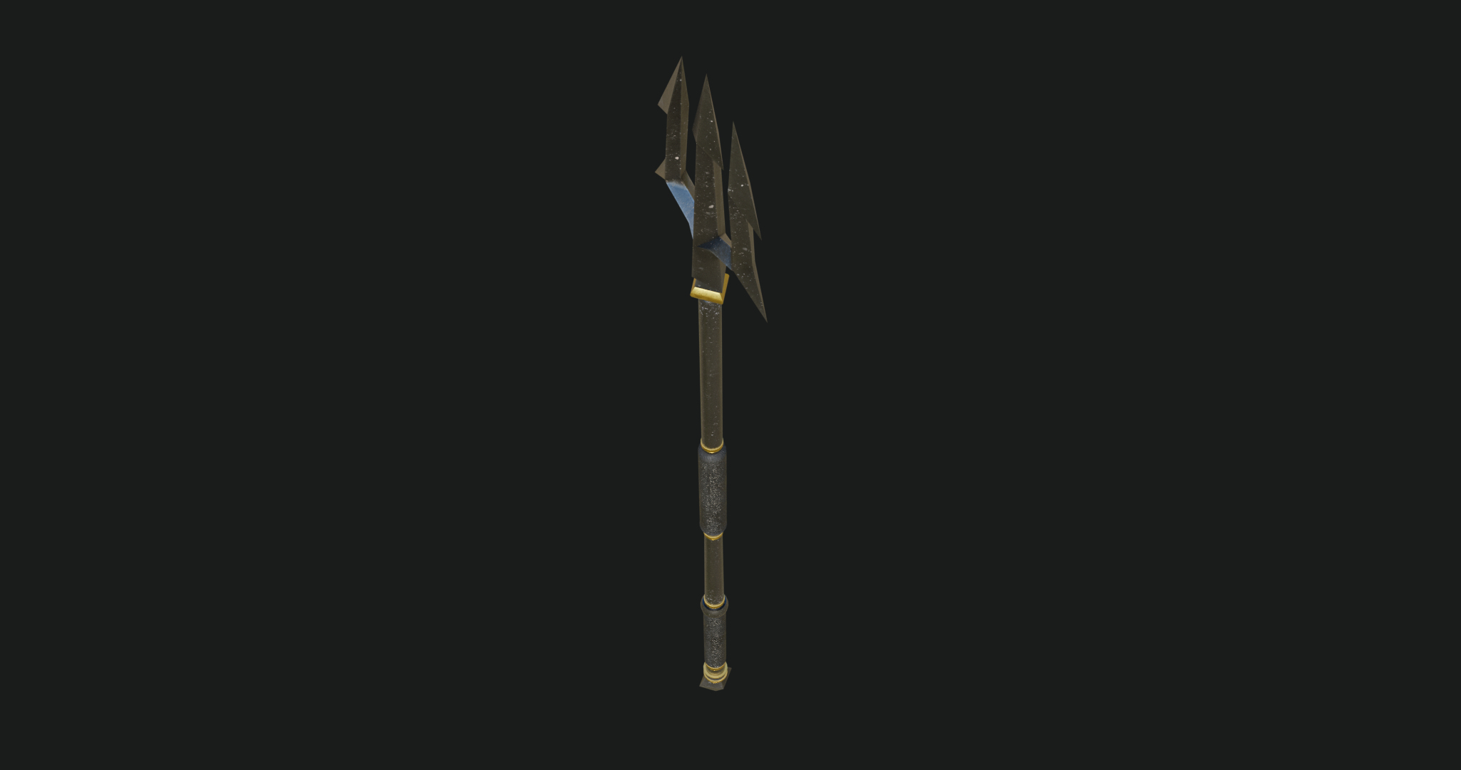 Trident Medieval Weapon PBR 3D - TurboSquid 1830409