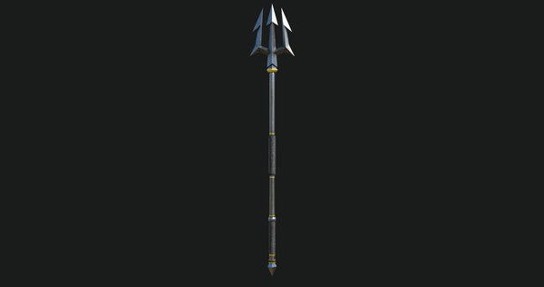 Trident Medieval Weapon PBR 3D - TurboSquid 1830409