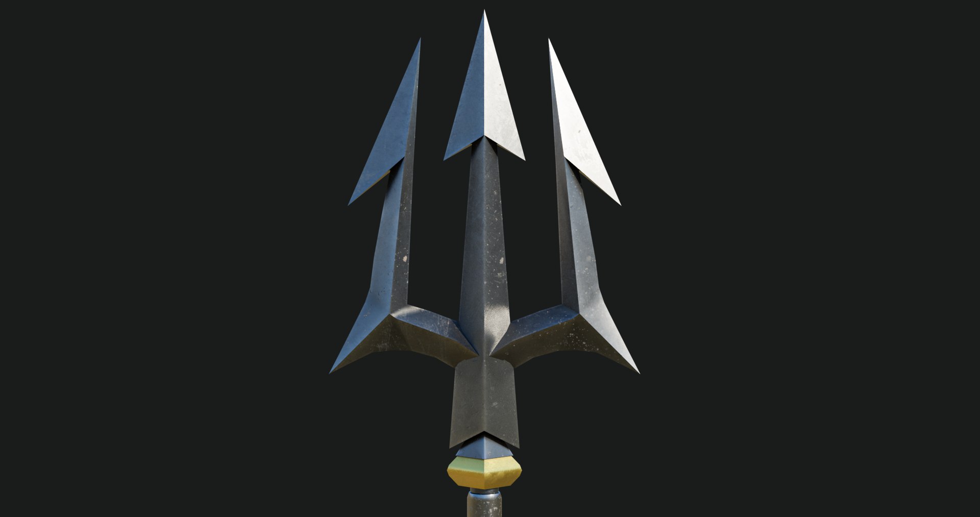 Trident Medieval Weapon PBR 3D - TurboSquid 1830409