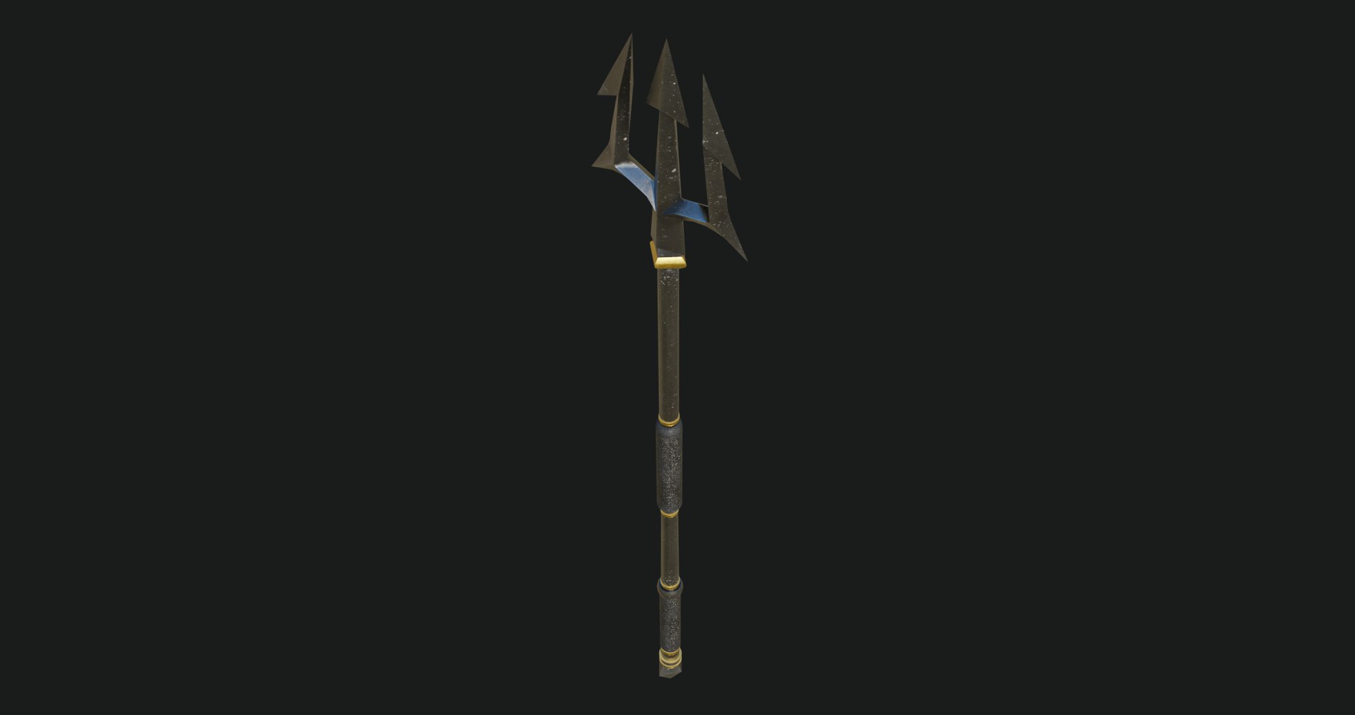 Trident Medieval Weapon PBR 3D - TurboSquid 1830409