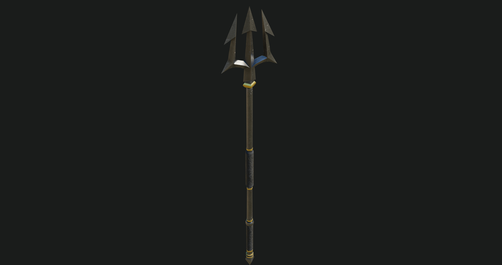 Trident Medieval Weapon PBR 3D - TurboSquid 1830409
