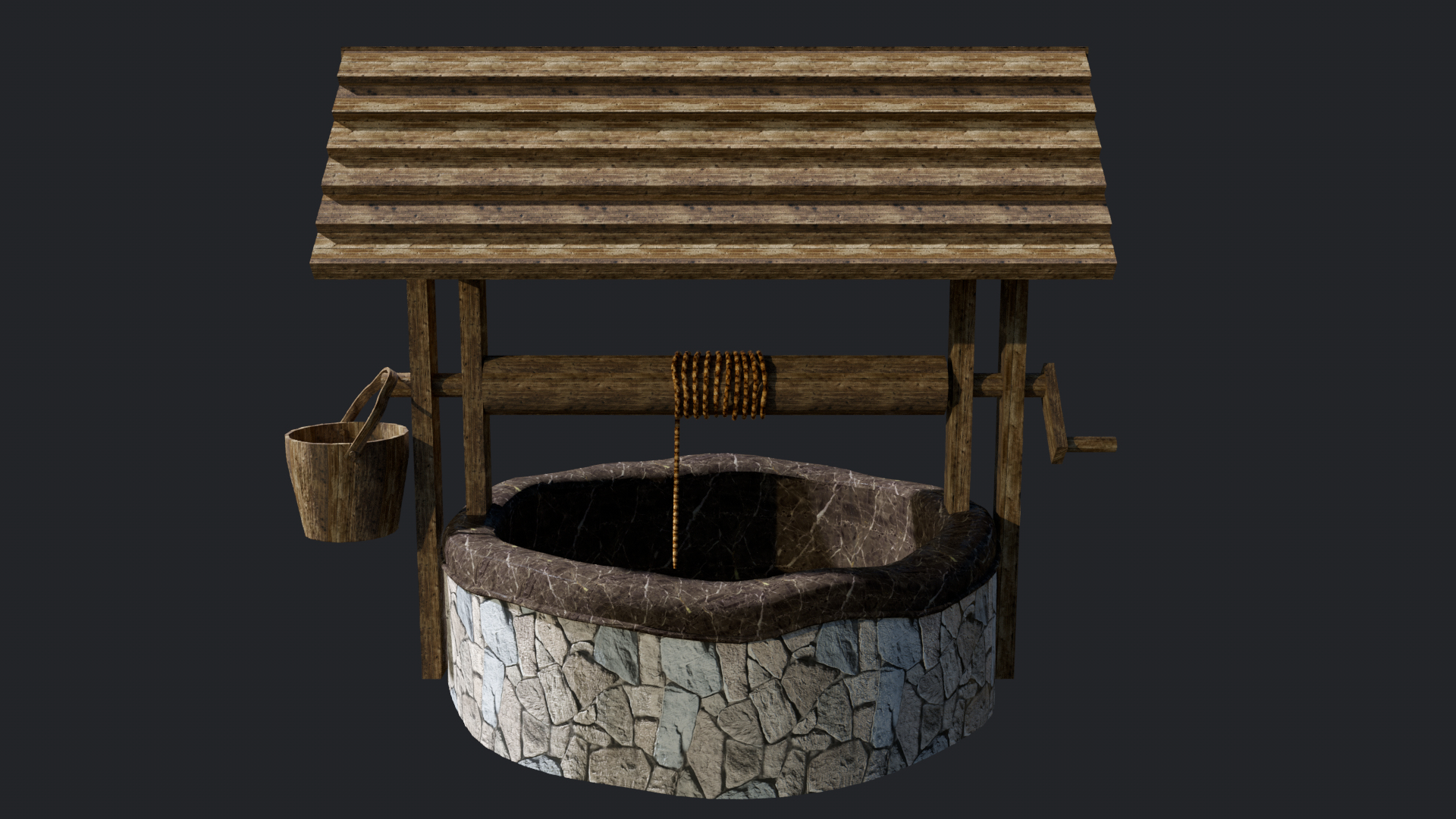 Well 3D model - TurboSquid 2040579