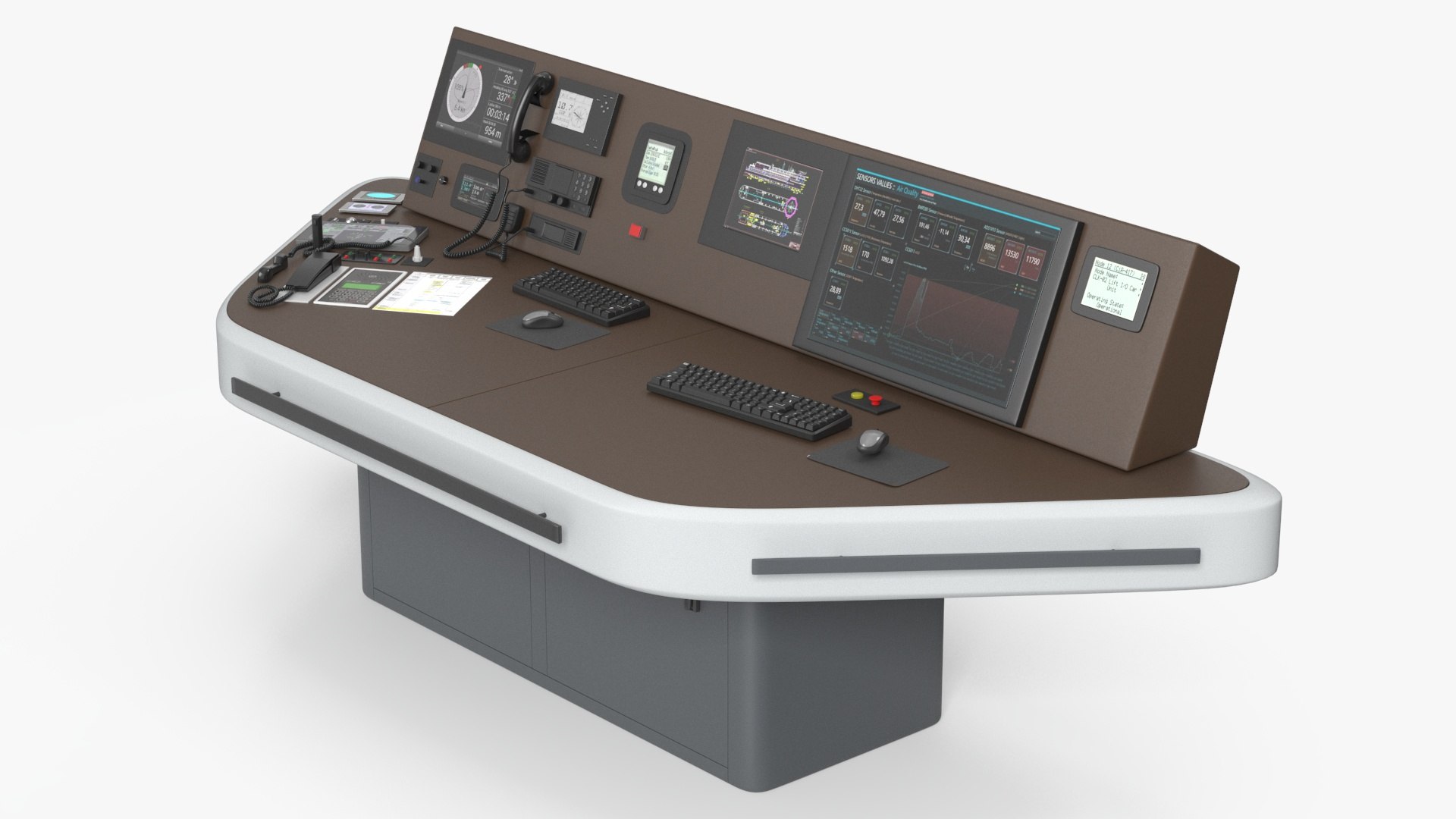 3D Military Control Station Model - TurboSquid 2229948