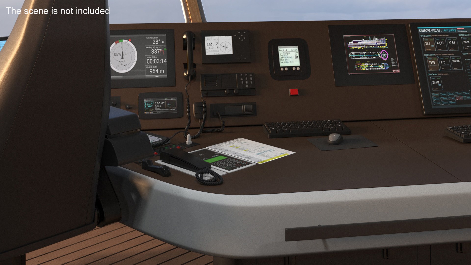 3D Military Control Station Model - TurboSquid 2229948