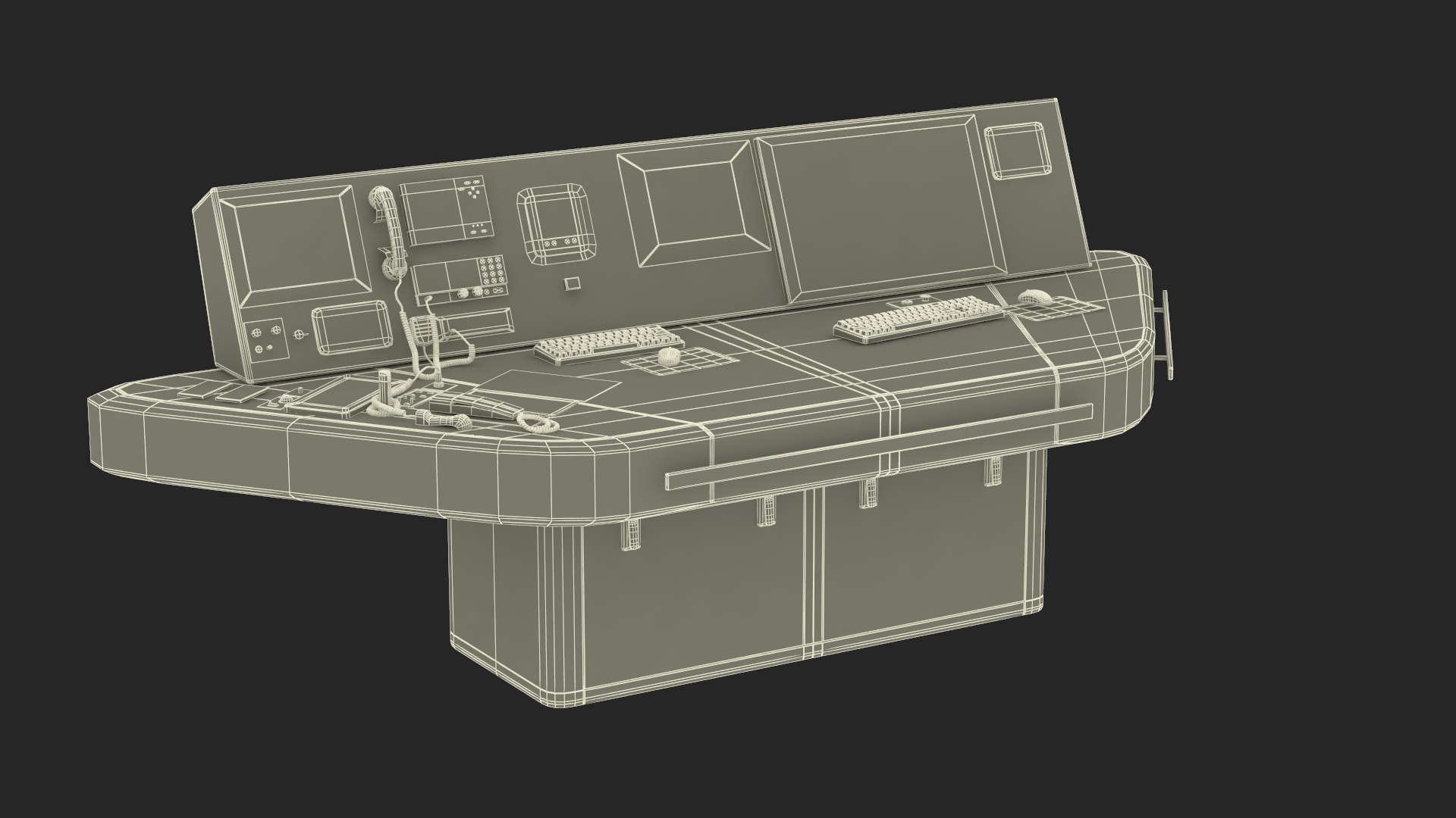 3D Military Control Station Model - TurboSquid 2229948