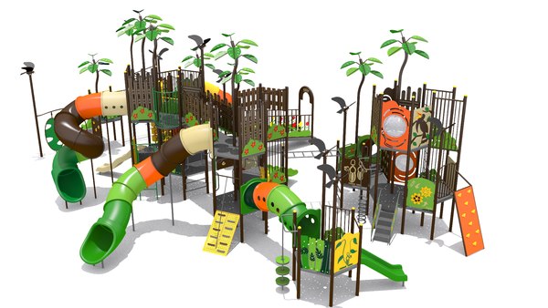 Leaf Tree Playground model - TurboSquid 1771025