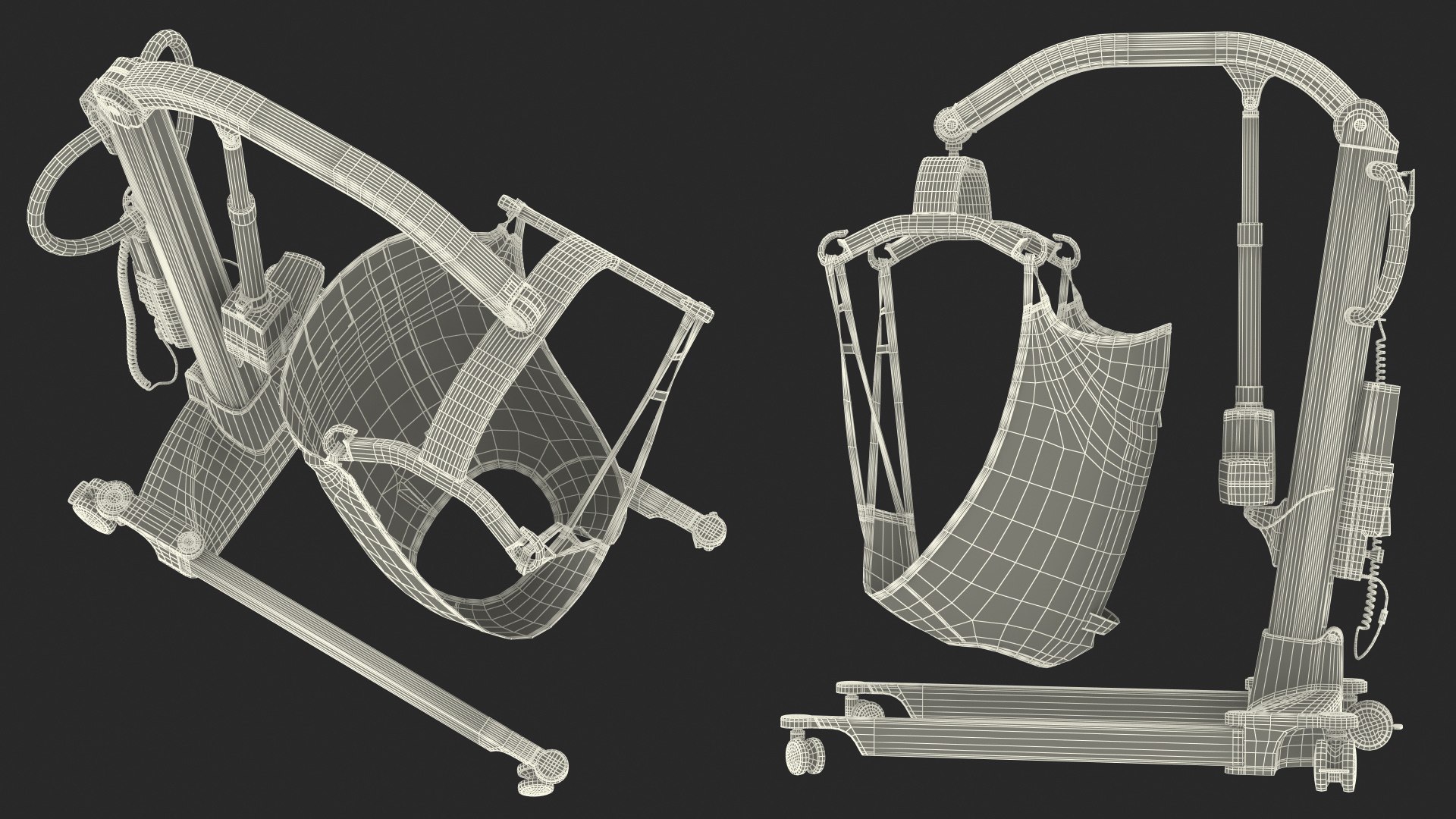 3D patient lift sling model - TurboSquid 1658010