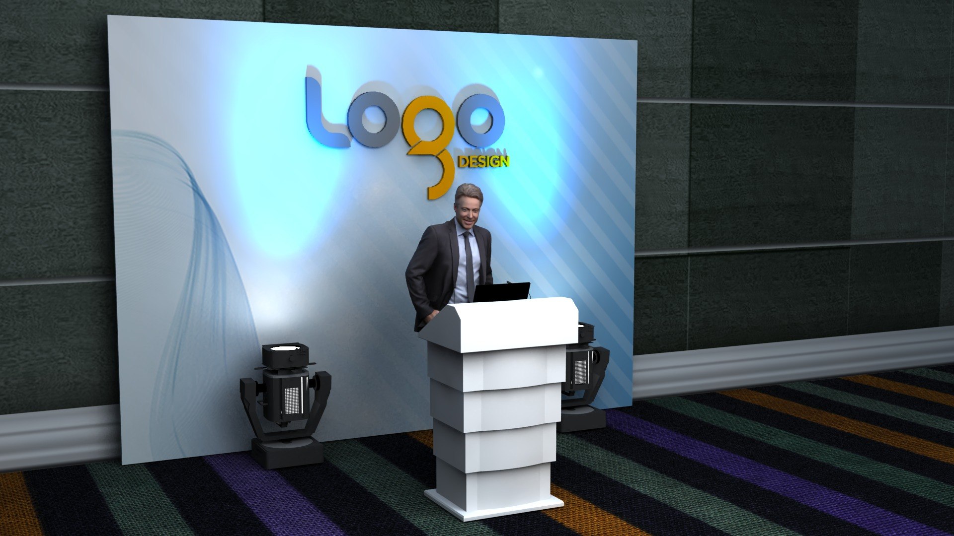 Lectern - 6 Types 3D Model - TurboSquid 1979495