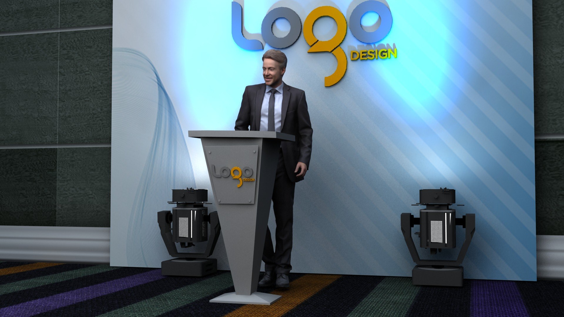 Lectern - 6 Types 3D Model - TurboSquid 1979495