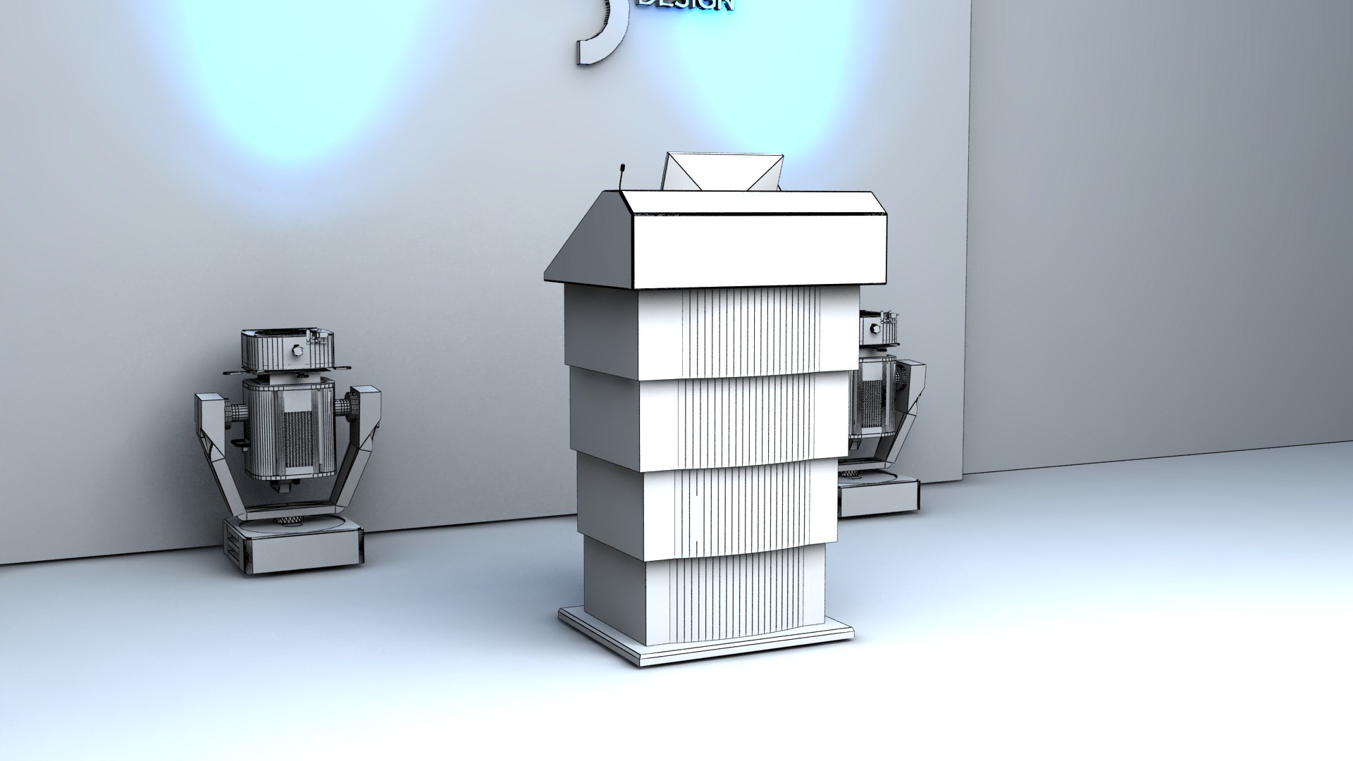Lectern - 6 Types 3D Model - TurboSquid 1979495