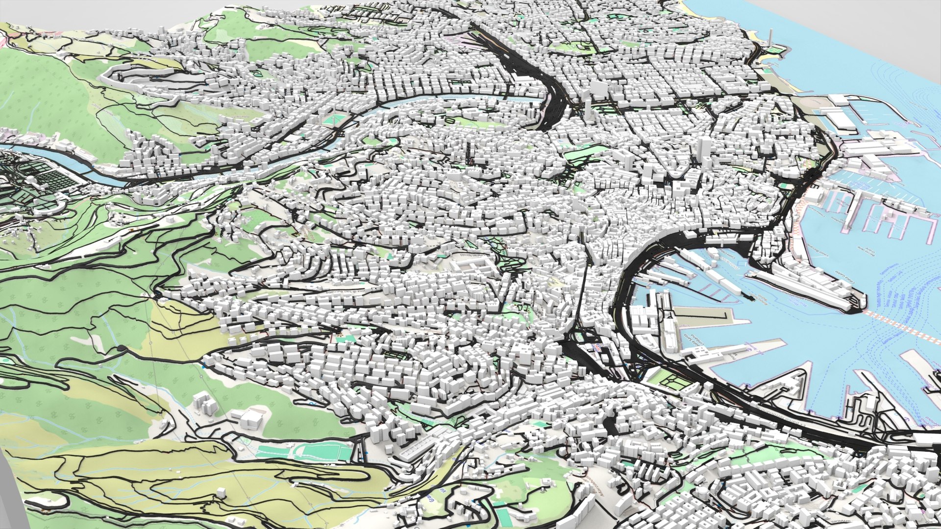 Cityscape Genoa Italy 3D Model - TurboSquid 2507100
