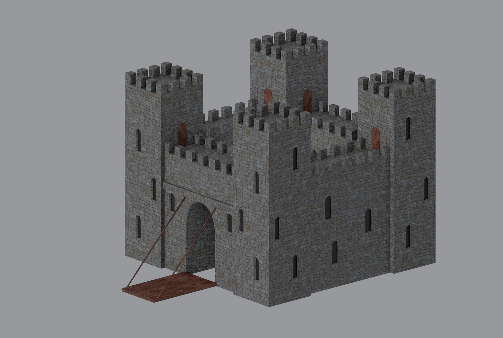 3D Model Castle - TurboSquid 2132283