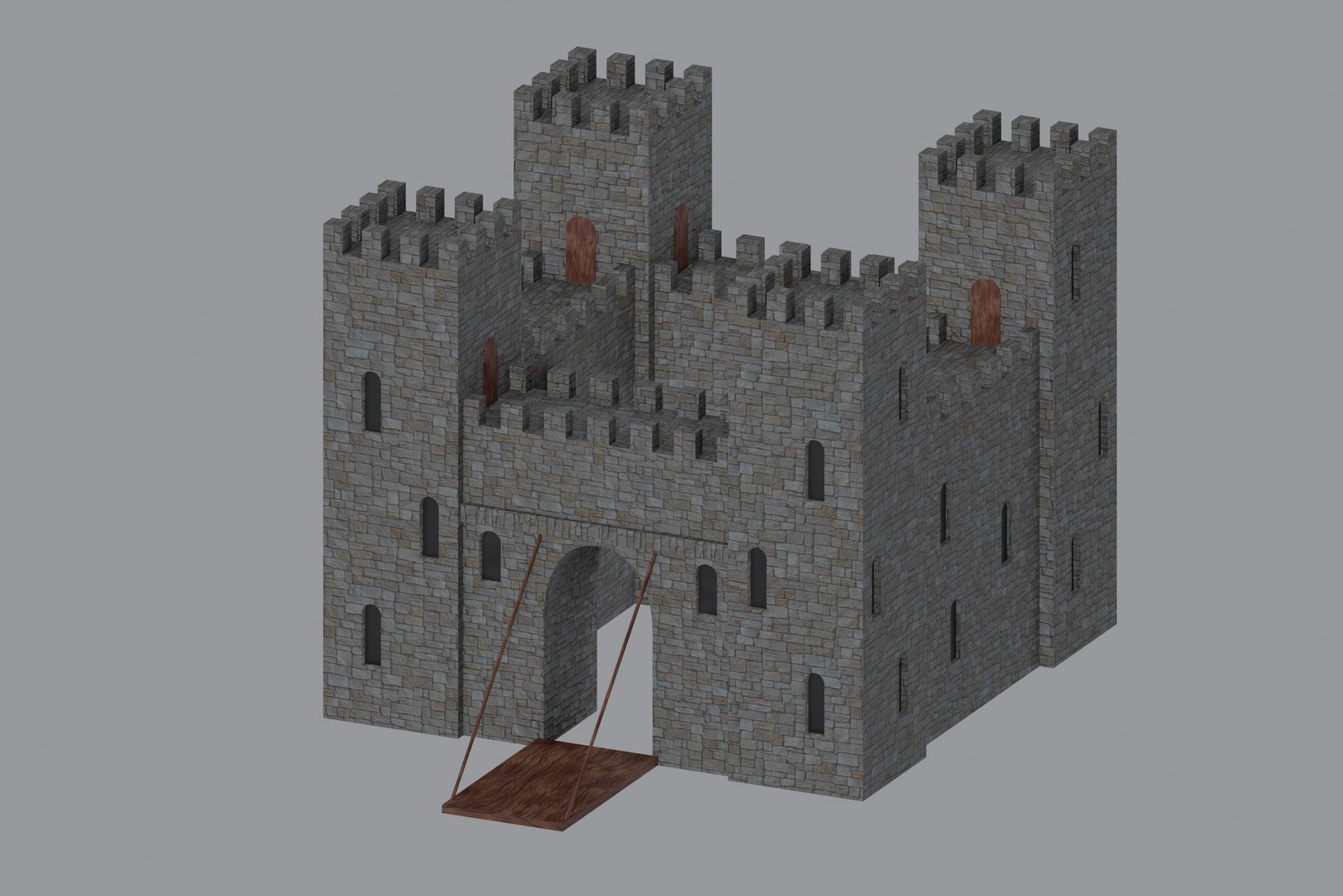 3D Model Castle - TurboSquid 2132283