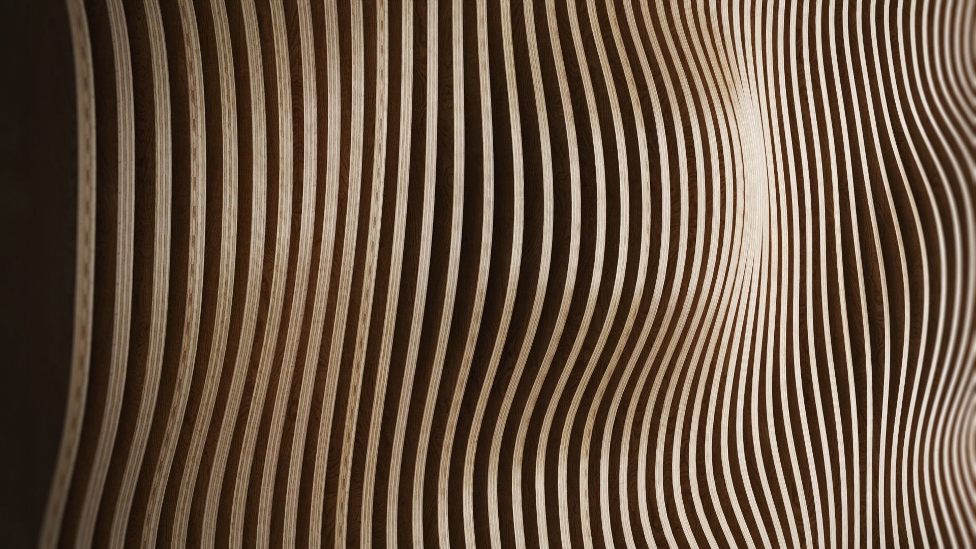 3D Parametric Wall Waves Model - TurboSquid 1737376