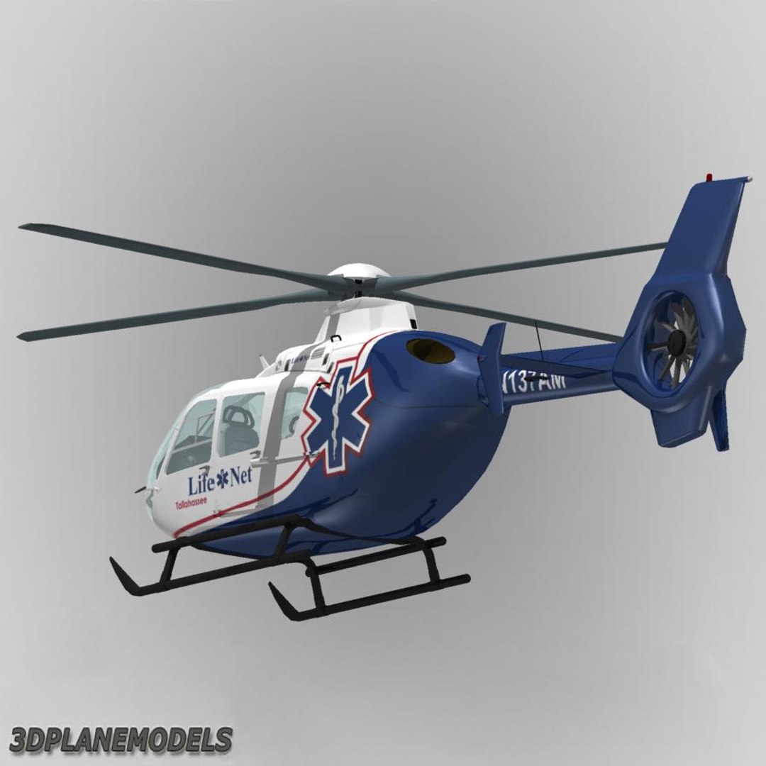 3dsmax Eurocopter Ec-135 Life Net