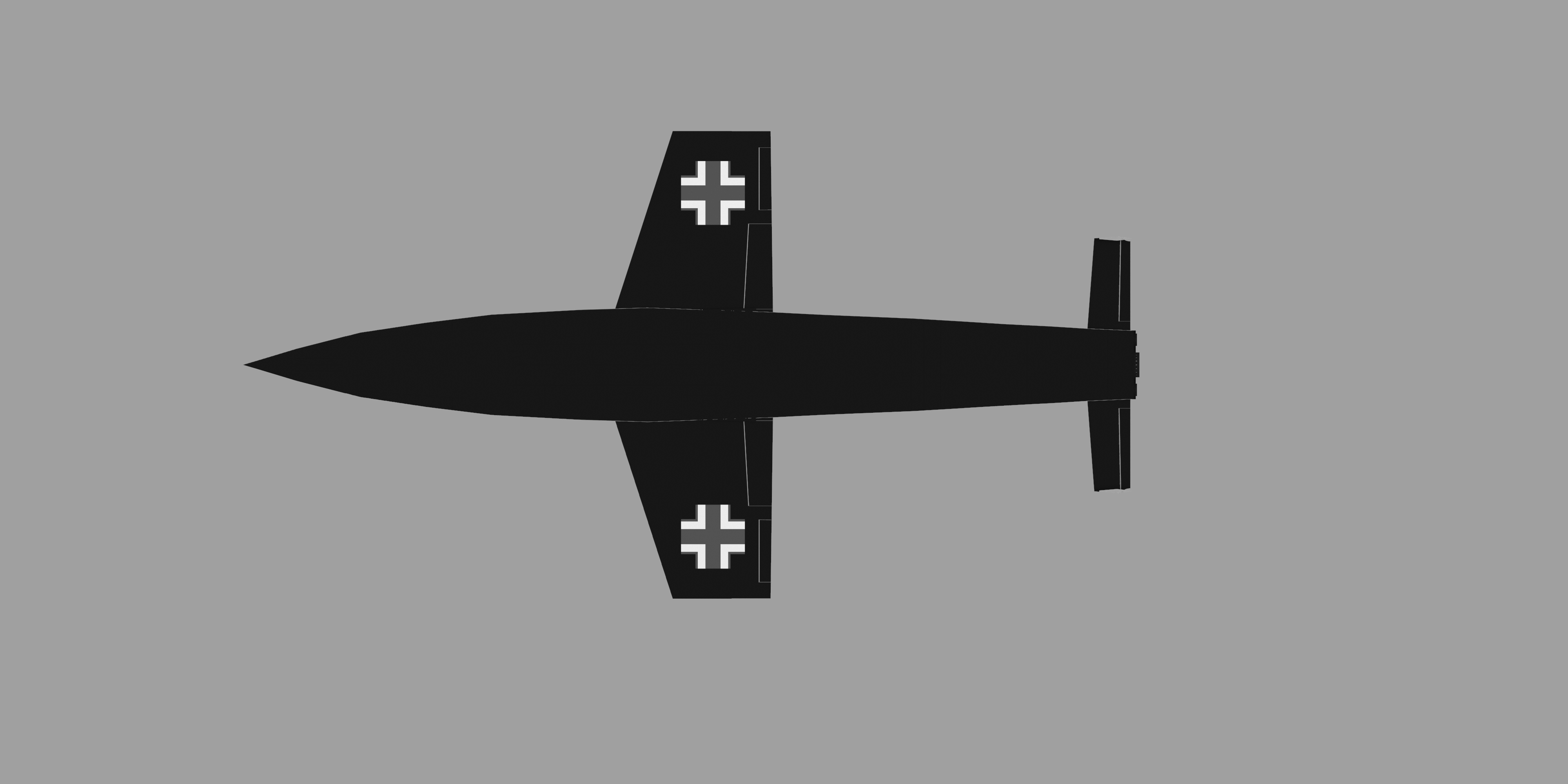 modèle 3D de Snger Bredt Silbervogel Silver Bird bombardier sous ...