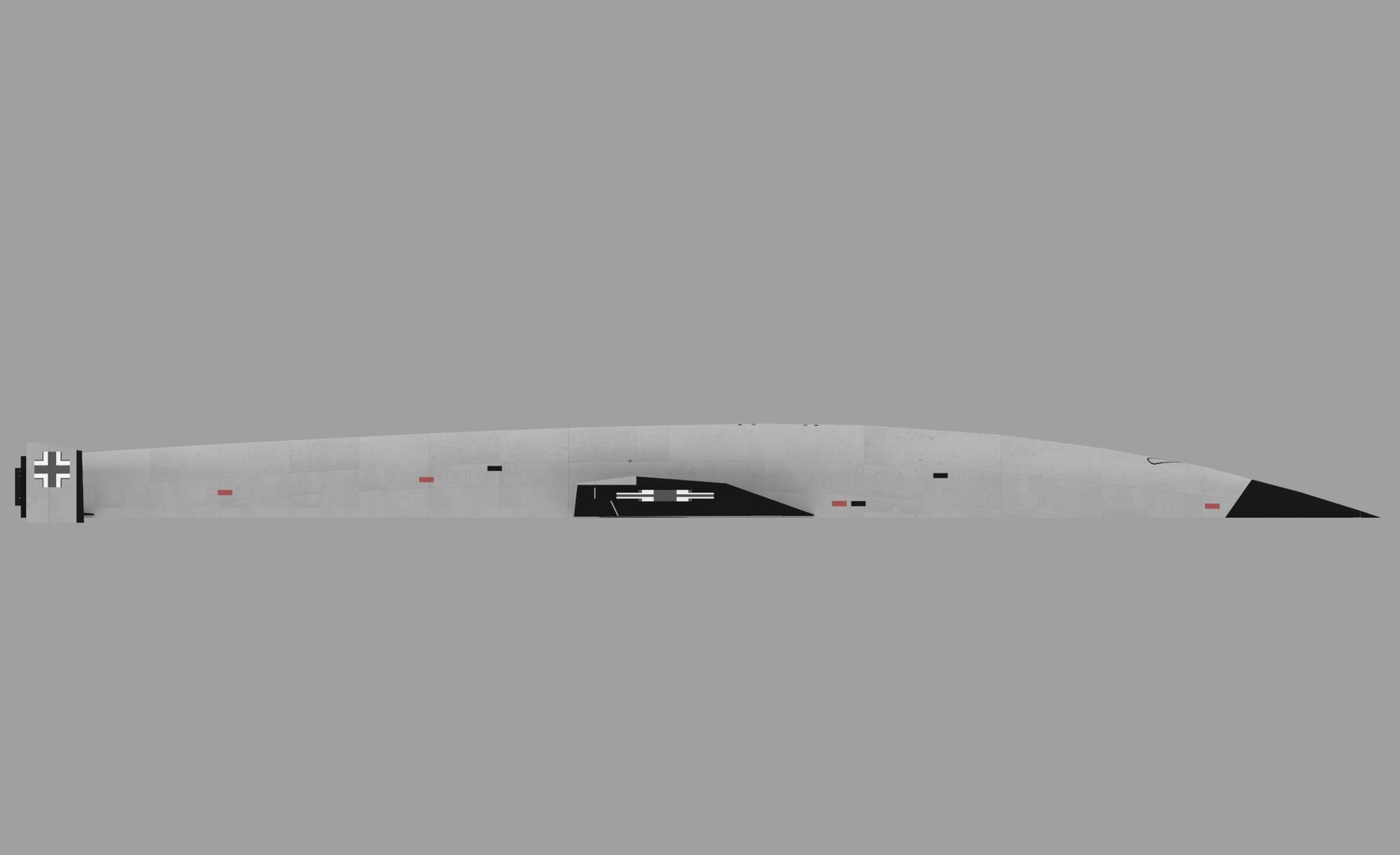 Snger Bredt Silbervogel Silver Bird sub-orbital bomber WW2 model ...