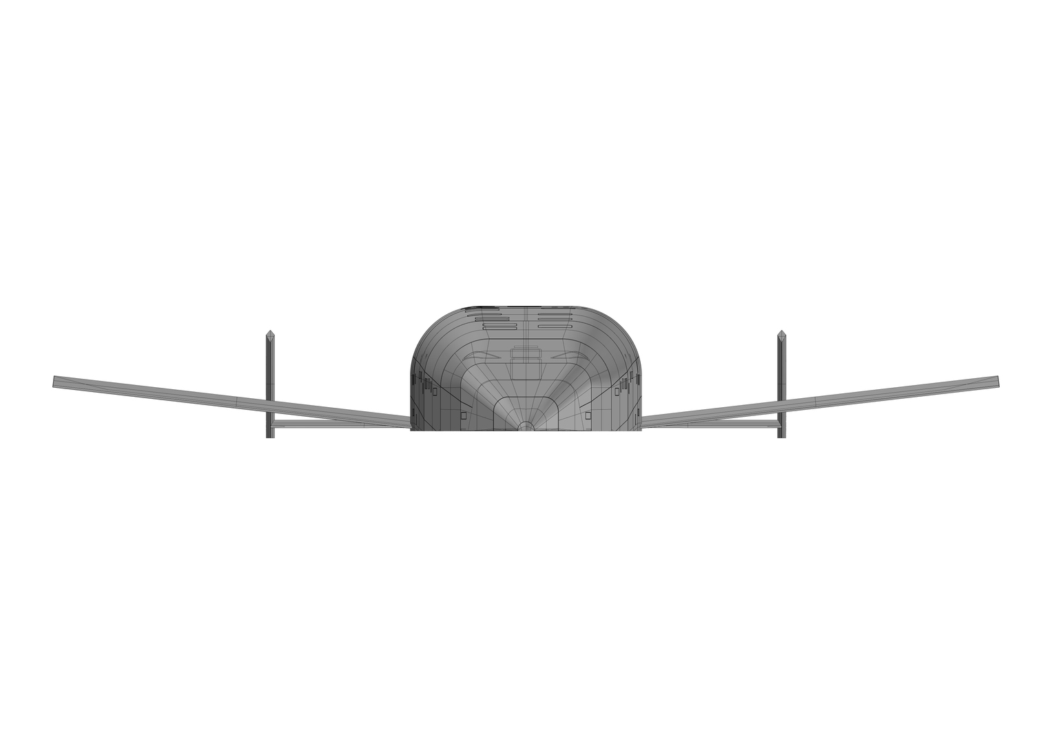 modèle 3D de Snger Bredt Silbervogel Silver Bird bombardier sous ...