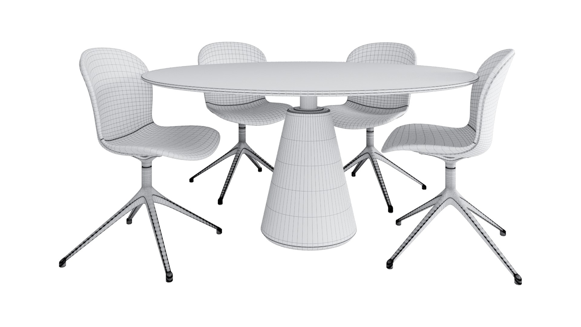 Madrid Dining Table And Adelaide Chair 3D Model - TurboSquid 2112222