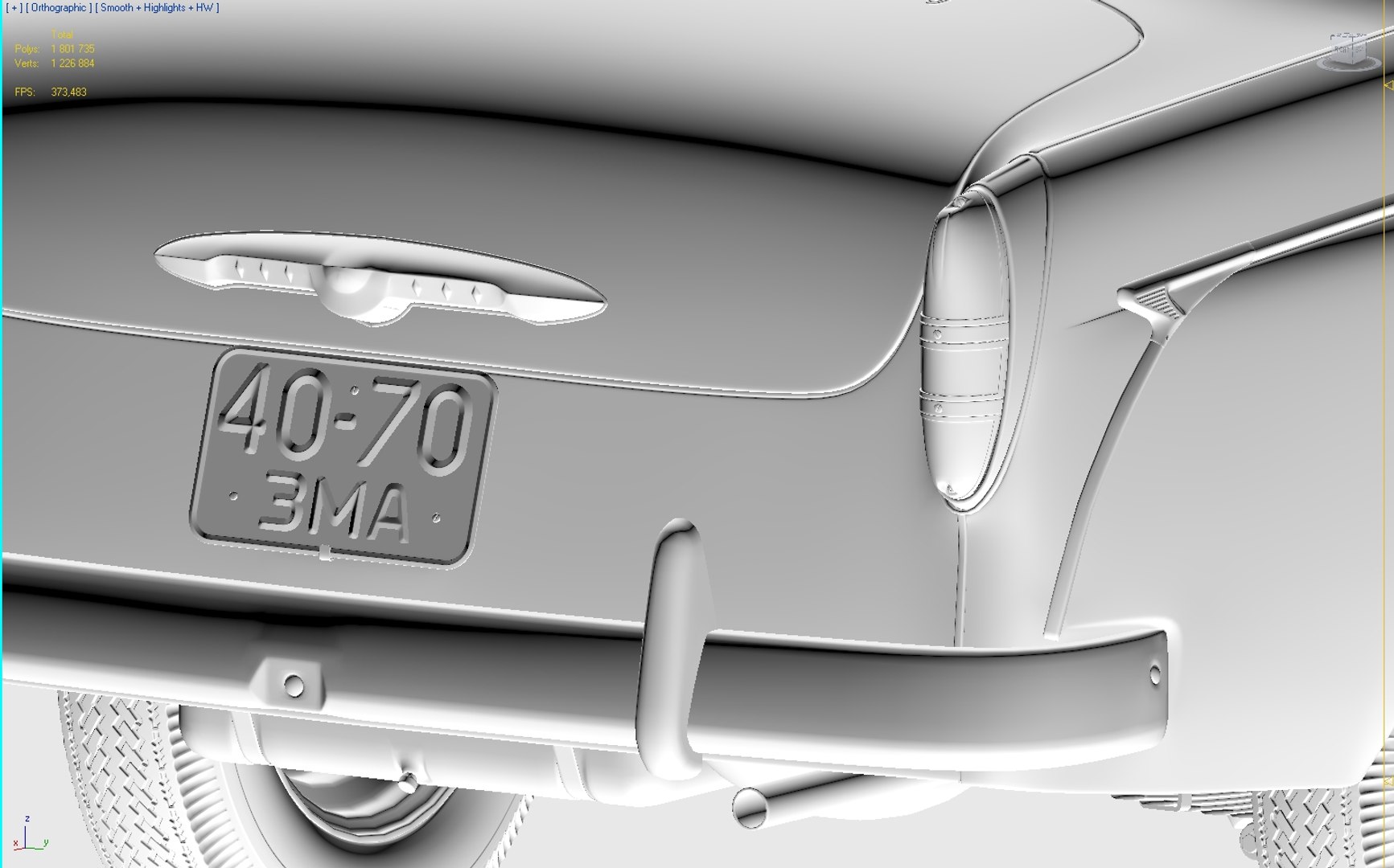 3D mzma moskvitch-407 1959 - TurboSquid 1580331